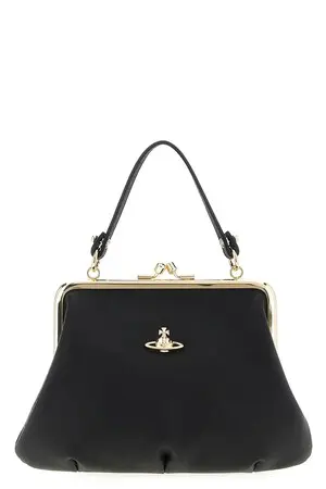 VIVIENNE WESTWOOD Saffiano Leather Granny Frame Handbag