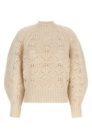 Zimmermann Hypnotic Cable Knit Wool Sweater