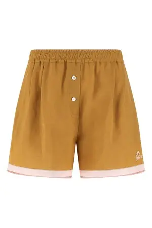 Marni Linen Shorts - Yellow