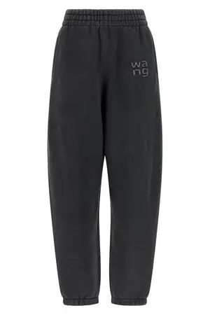 Alexander Wang Hotfix Logo' Joggers - Black