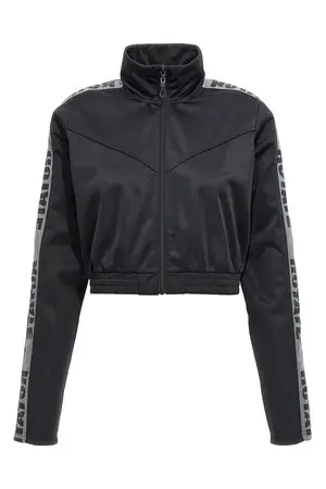 ROTATE BY BIRGER CHRISTENSEN Sunday Capsule Cropped Sweatshirt - Black
