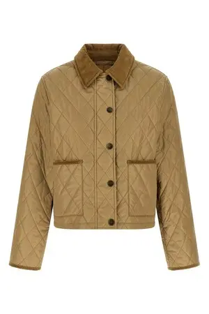 Burberry Tal' Light Quilted Nylon Jacket - Beige
