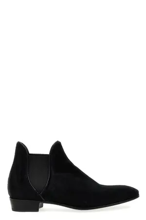 LIDFORT Calf Hair Ankle Boots