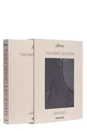 Assouline Brioni: Tailoring Legends' Book - Beige