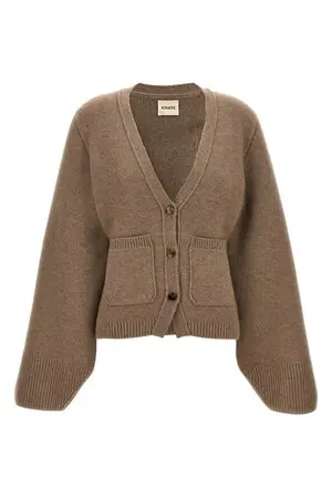 Khaite Scarlet Cashmere Cardigan - Brown