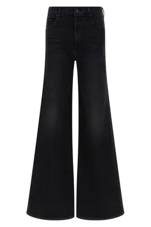MOTHER The Roller Sneak Jeans - Black