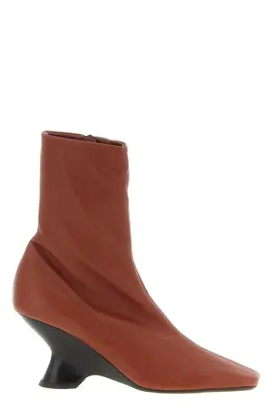 Dries Van Noten W. L. Nappa Ankle Boots