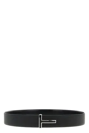 TOM FORD Reversible Buckle Belt - Black
