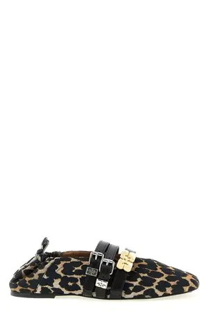 GANNI Sue Triple' Ballet Flats