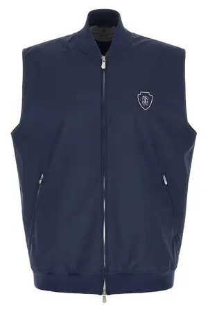 Brunello Cucinelli Logo Nylon Vest