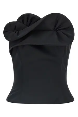Magda Butrym 01 Corset Top - Black