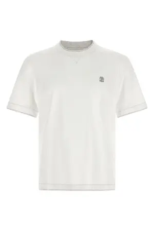 Brunello Cucinelli Double Layer T-shirt - White
