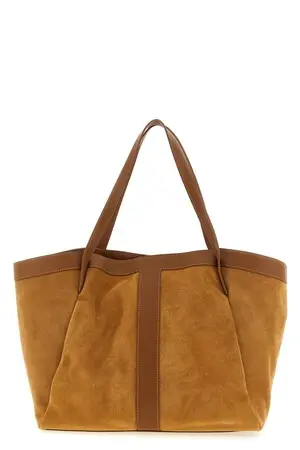Twin-set Suede Shopping Bag - Brown