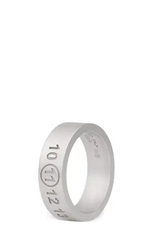 MAISON MARGIELA Number Reference' Ring - Silver
