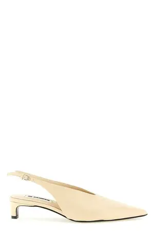 JIL SANDER Leather Slingback