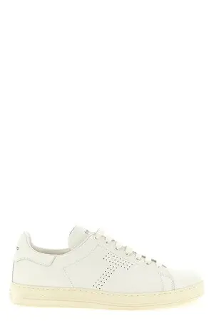 TOM FORD Warwick Full-grain Leather Sneakers - White