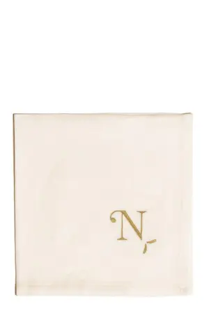 BITOSSI N' Letter Napkin - White