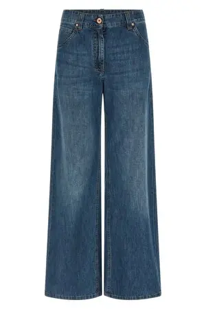 Brunello Cucinelli Wide Leg Jeans