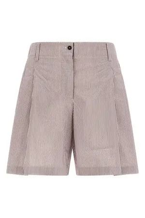 Brunello Cucinelli Striped Baggy Shorts