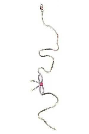 Dsquared2 Crystal Bow Long Earring - Multi