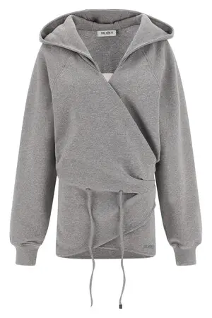 Attico Hooded Mini Dress - Gray