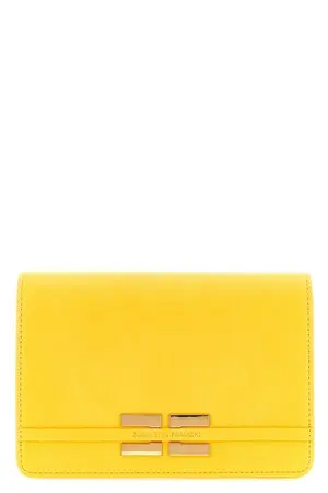 Elisabetta Franchi Logo Shoulder Strap - Yellow