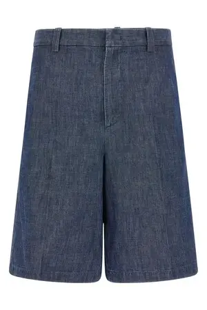 JIL SANDER Cotton Denim Bermuda Shorts