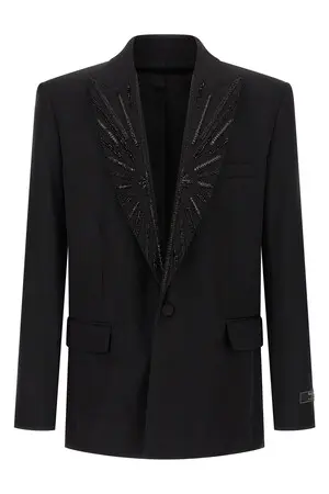 Balmain Crystal Blazer