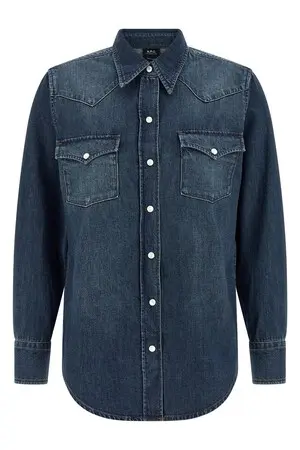 A.p.c. Western' Shirt - Blue