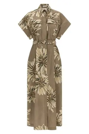 Brunello Cucinelli Chemisier Dress - Green