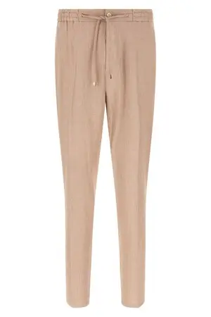 Etro Flamed Linen Joggers