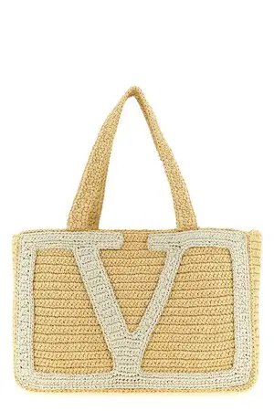 Valentino Garavani Viva Superstar Shopping Bag - White