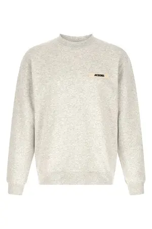 Jacquemus Le Gros Grain Cotton Sweatshirt - Gray