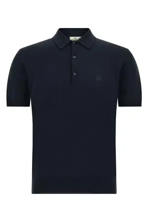 Etro Pegaso' Polo Shirt - Blue