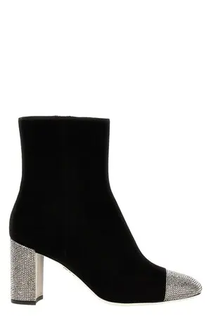 Rene Caovilla Bonnie Suede Ankle Boots