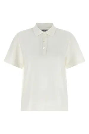 Burberry Priscilla Cotton Piqué Polo Shirt - White