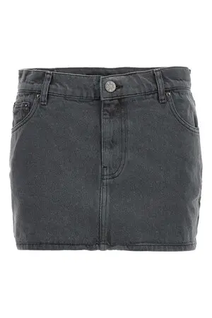 ROTATE BY BIRGER CHRISTENSEN Nela Cotton Denim Skirt