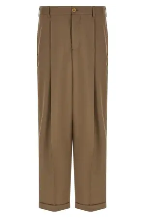 Marni Cool Wool Trousers - Beige