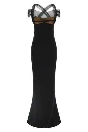 Nensi Dojaka Zip Up Evening Dresses