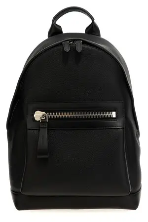 TOM FORD Buckley Leather Backpack - Black