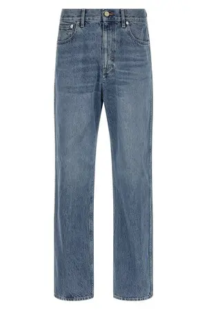Gucci Délavé Effect Denim Jeans - Blue