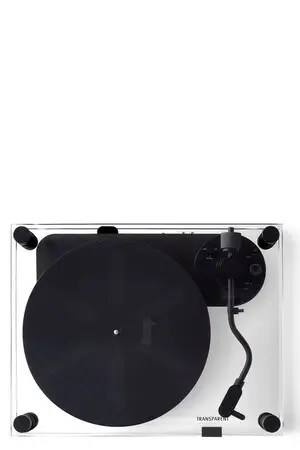 TRANSPARENT Turntable' Turntable - Black