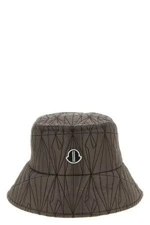 Rick Owens Moncler Megapenta Quilted Bucket Hat - Brown