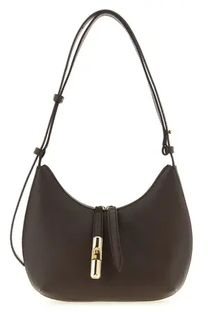 Furla Goccia Small Shoulder Bag - Brown