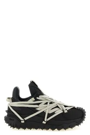 Rick Owens Moncler + 'trailgrip Megalace' Sneakers - Black