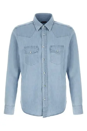 TOM FORD Western' Shirt - Light Blue