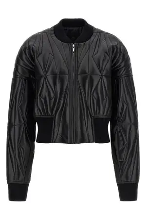 Rick Owens Moncler + 'geocamo' Bomber Jacket - Black