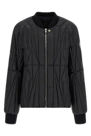 Rick Owens Moncler+ 'geocamo Flight' Down Jacket - Black