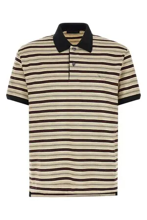 Prada Striped Polo Shirt
