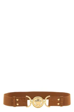 Versace Medusa '95' Elastic Belt - Brown